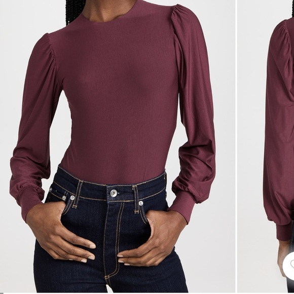 Commando | Tops | Nwtcommando Butter Balloon Sleeve Thong Bodysuit ...